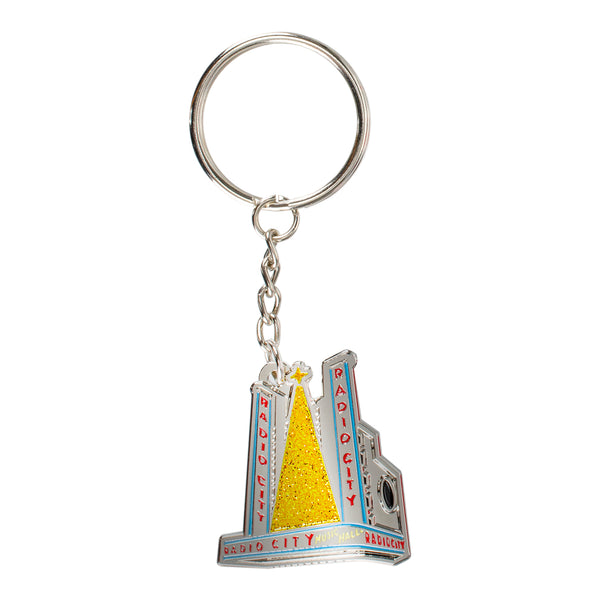 Radio City Music Hall Marquee Enamel Keychain - Radio City Christmas